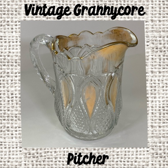 U.S. Glass Company | Dining | Vintage Grannycore Early American Pressed ...